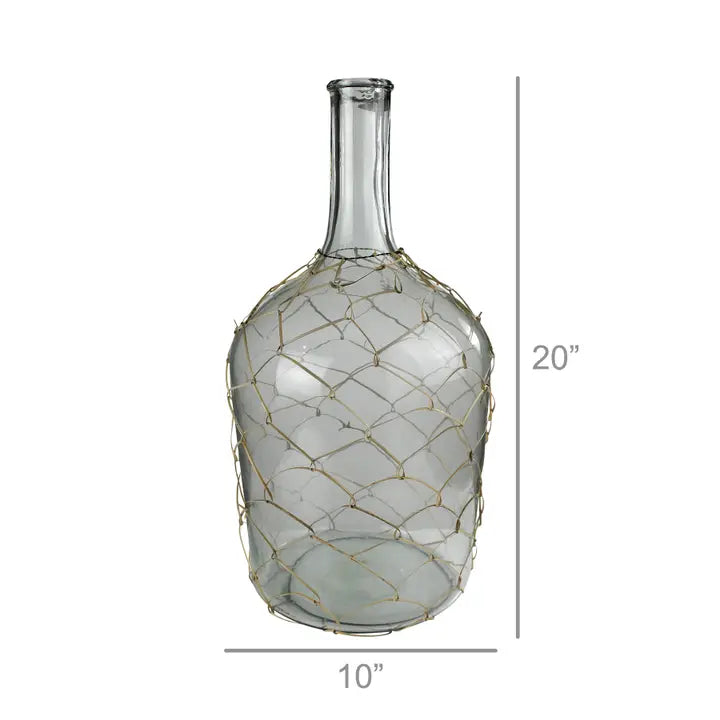 Conde Longneck Glass Cane Bottle – The Gingered Farmhouse