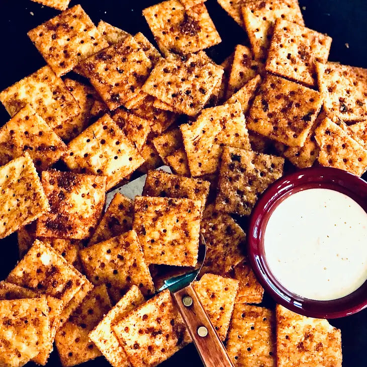 Sweet & Spicy Cracker Seasoning – The Gingered Farmhouse
