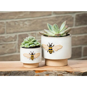 Embossed Bee Planter – The Gingered Farmhouse