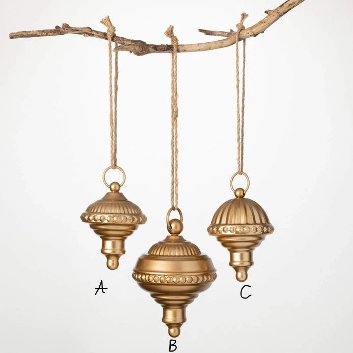 Vintage Gold Finial Ornaments – The Gingered Farmhouse