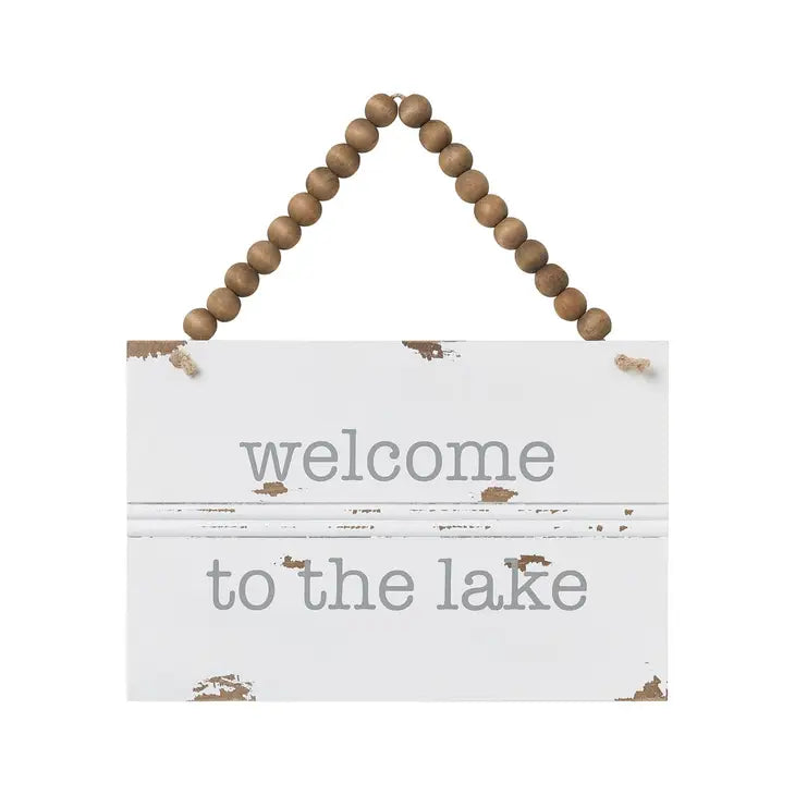 Welcome Lake Trim Sign – The Gingered Farmhouse
