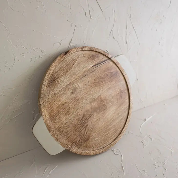 Simone Serving Tray Round – The Gingered Farmhouse