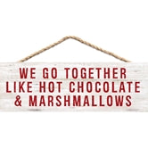 Hot Chocolate & Marshmallows Rope Sign – The Gingered Farmhouse