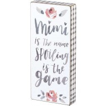 MiMi Block Sign – The Gingered Farmhouse