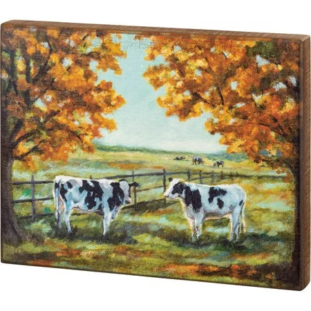 Fall Cows Box Sign – The Gingered Farmhouse