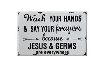 Jesus & Germs Wall Decor – The Gingered Farmhouse