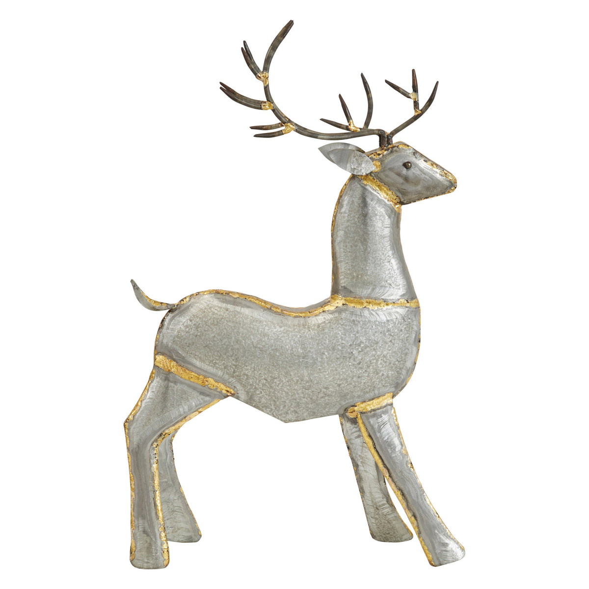Galvanized Metal Reindeer – The Gingered Farmhouse